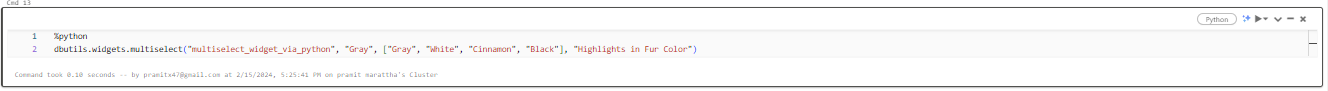 Databricks Widgets 101: Make your notebooks interactive (2026)