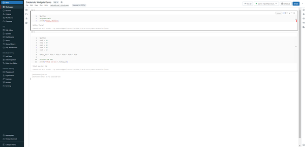 Databricks Widgets 101: Make your notebooks interactive (2026)