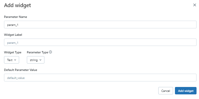 Databricks Widgets 101: Make your notebooks interactive (2026)