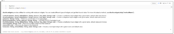 Databricks Widgets 101: Make your notebooks interactive (2026)