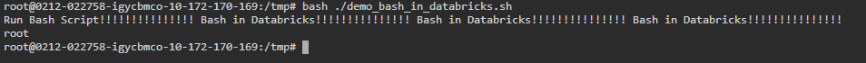 HOW TO: Execute and run bash scripts in Databricks (2026)