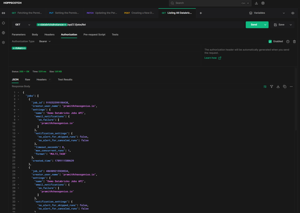 HOW TO: Use Databricks Jobs API to control and monitor your jobs (2026)